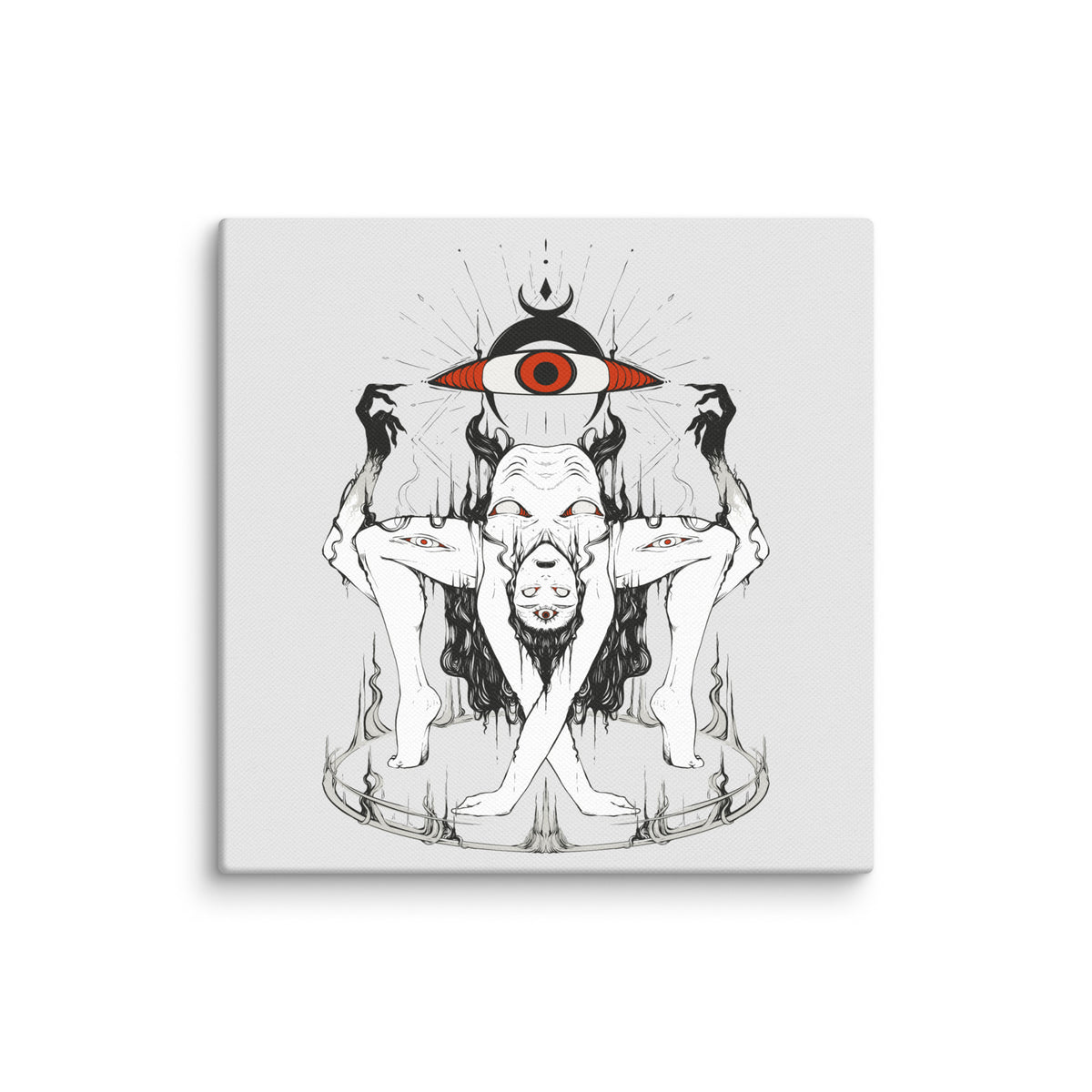 Portal Monster, Canvas Print