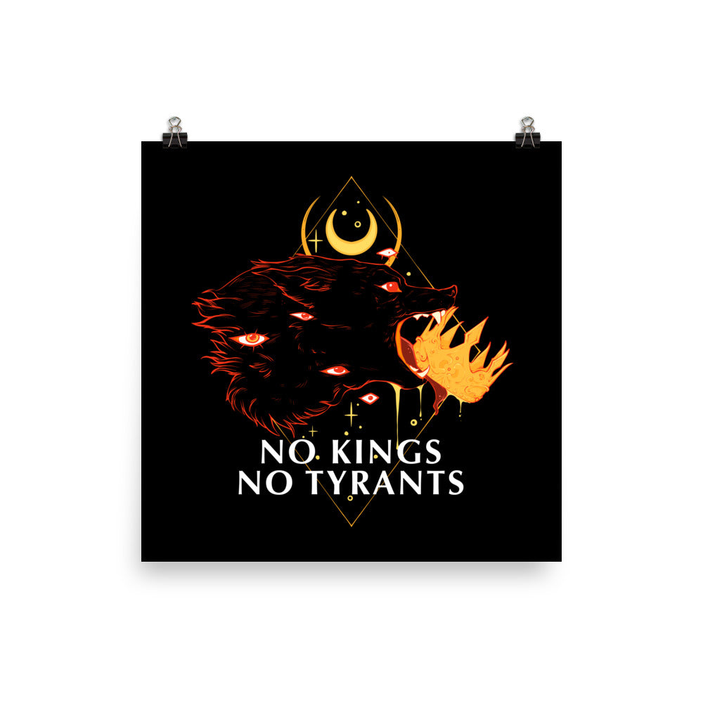 No Kings, Matte Art Print Poster