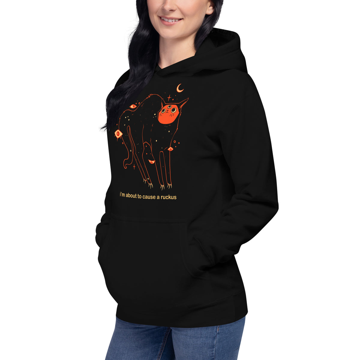Ruckus Cat Hoodie, Alt Clothing