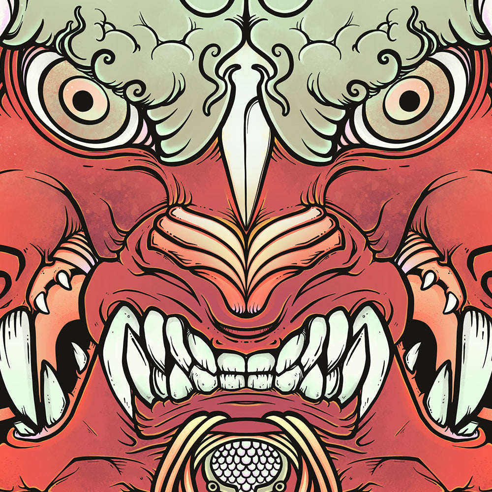 Demon Face Artwork